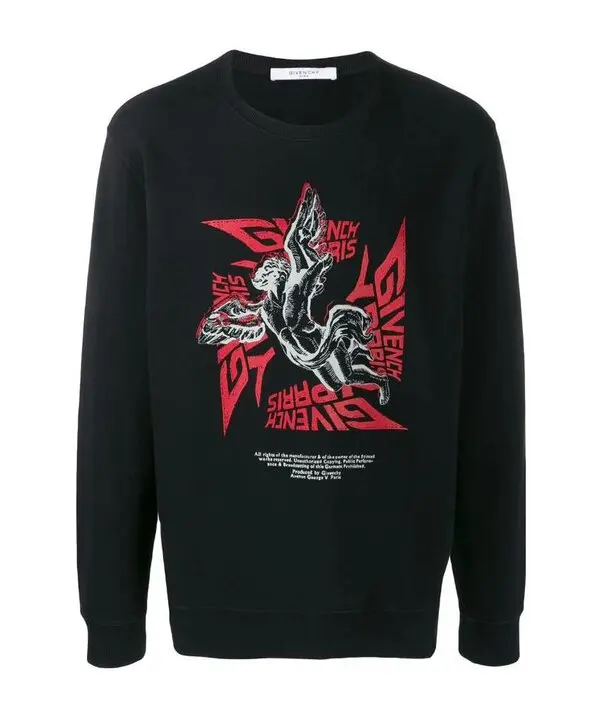 Givenchy Long-sleeved Sweatshirt With Graphic Print
