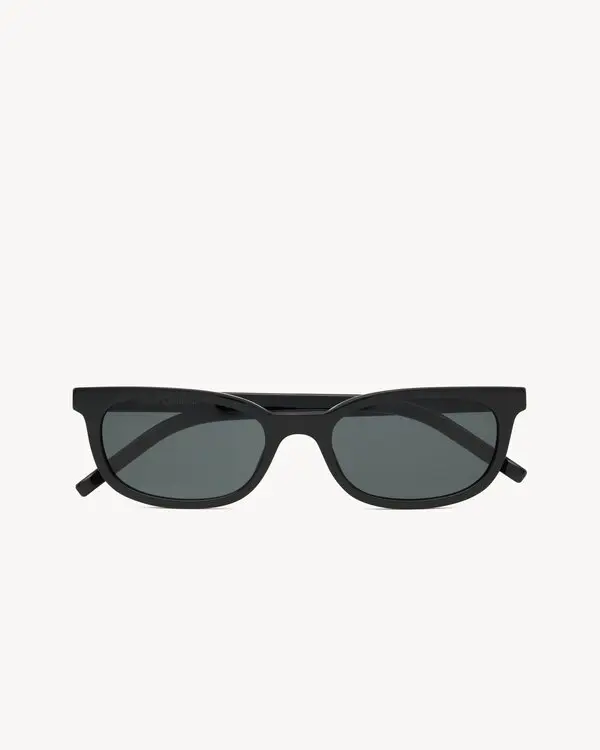 Saint Laurent Rectangular Frame Sunglasses - Black
