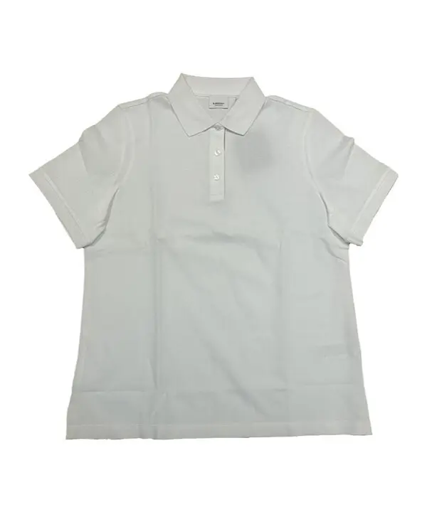 Burberry Short Sleeve Polo Shirt - Gray