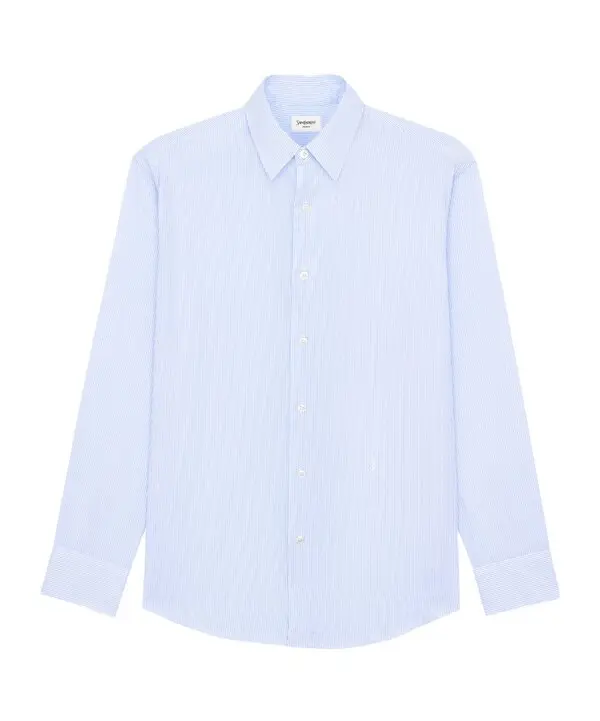 Saint Laurent Cassandre Striped Shirt