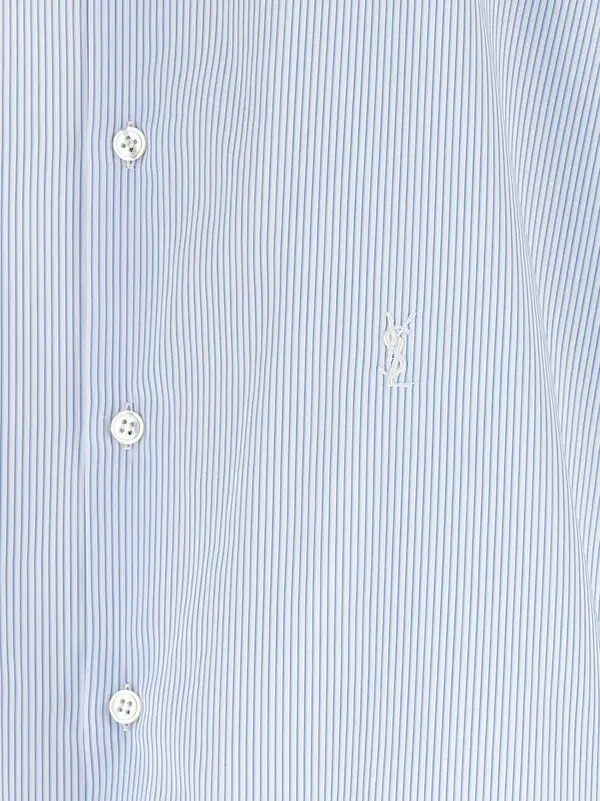 Saint Laurent Cassandre Striped Shirt