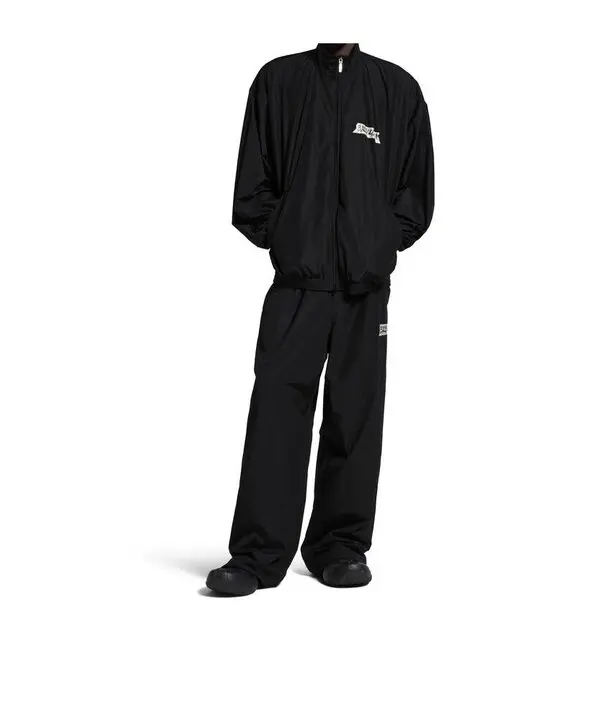 Balenciaga Masking Tape Tracksuit Pants - Black