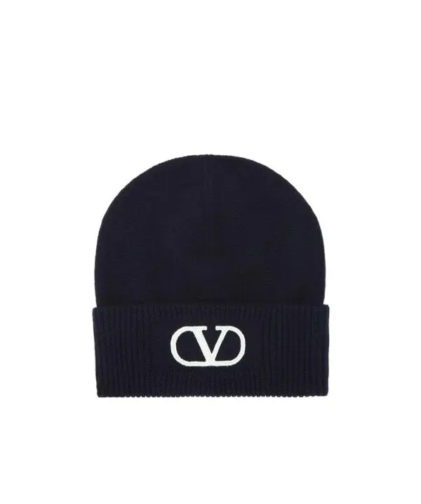 Valentino Garavani Vlogo Signature Beanie - Black
