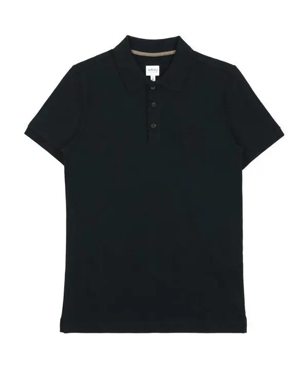 Emporio Armani Logo Embroidered Polo Shirt