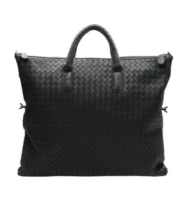 Bottega Veneta Woven Leather Top Handle Bag
