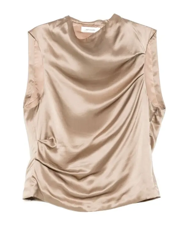ENTIRE STUDIOS Sleeveless Draped Top - No