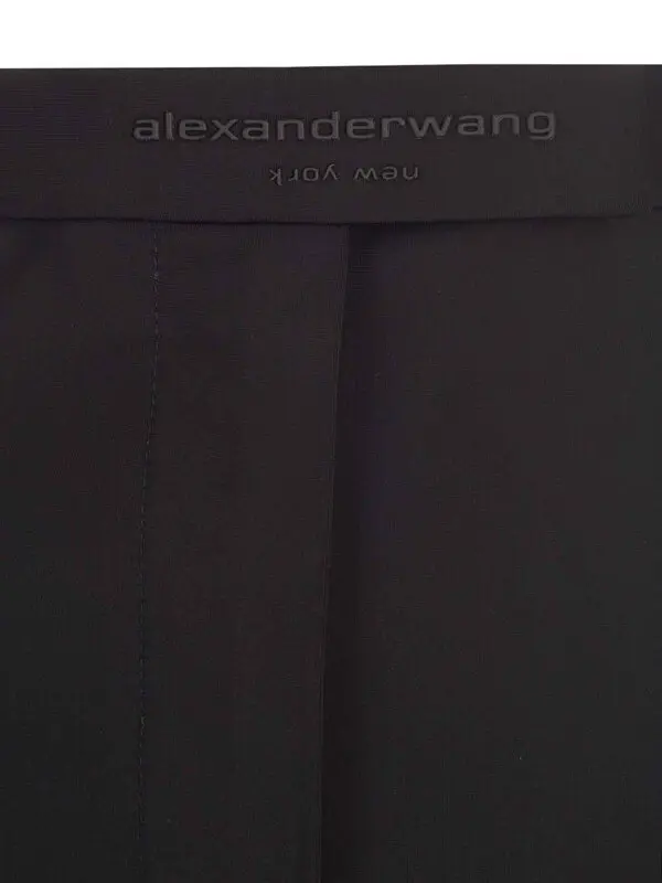Alexander Wang Logo-embroidered Pencil Skirt