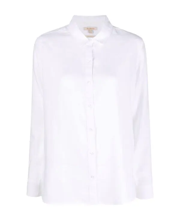 Barbour Relaxed Long-sleeved Shirt - White