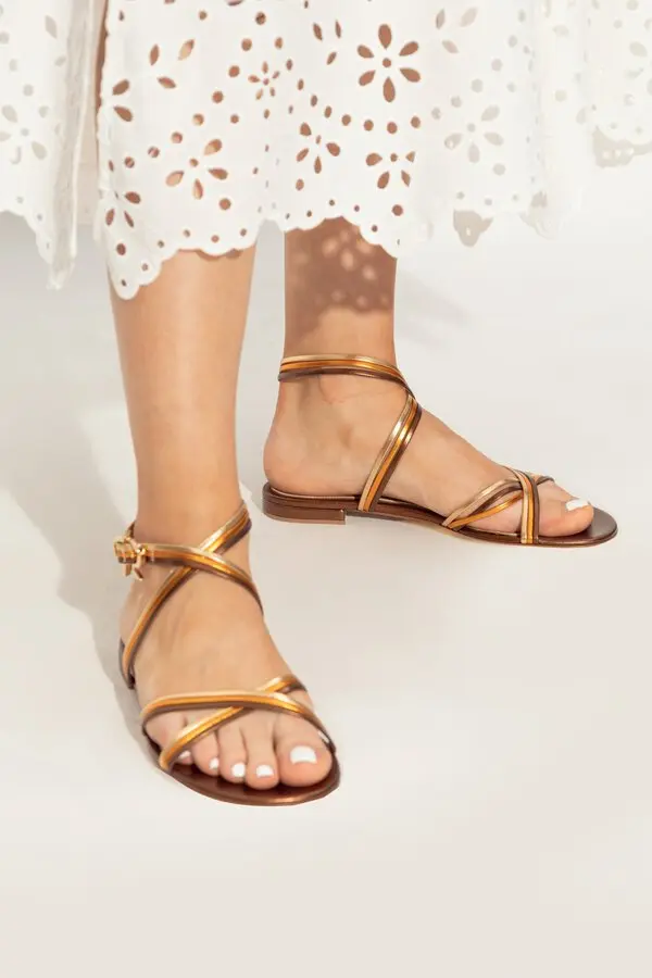 GIANVITO ROSSI Ankle Strap Sandals