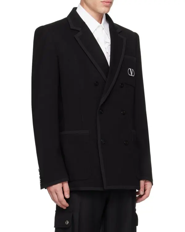 Valentino Garavani Double-breasted Long-sleeved Blazer