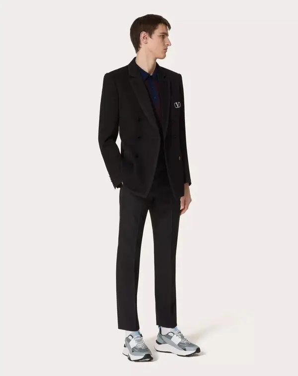 Valentino Garavani Double-breasted Long-sleeved Blazer