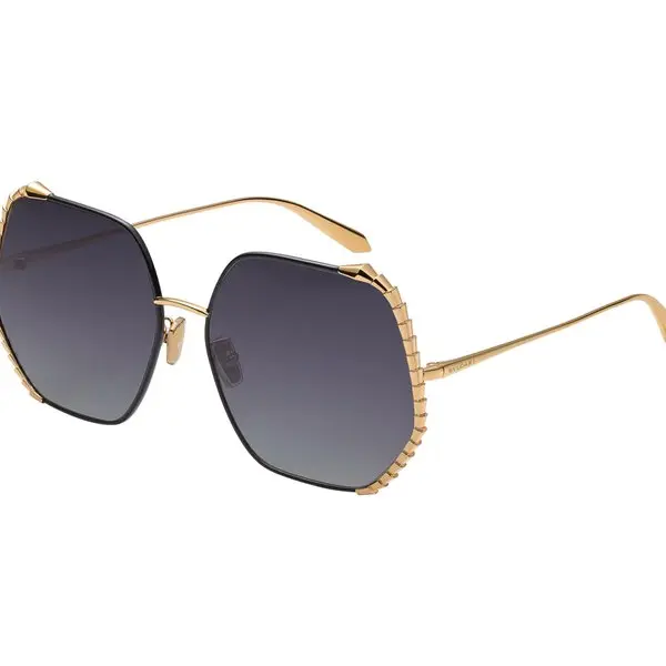 BVLGARI Geometric Frame Sunglasses