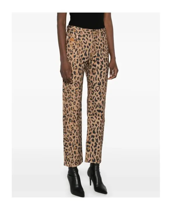 BLAZÉ MILANO Paso Jeans In Leopard Print