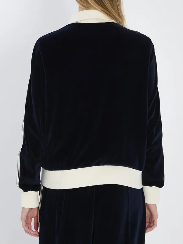 Celine Velvet Track Jacket