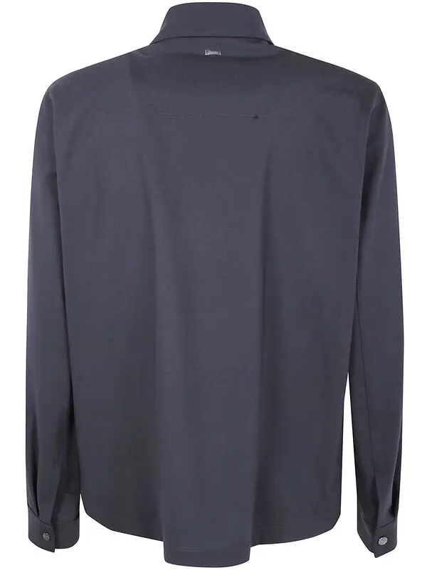 Herno Button-fastening Patch-pocket Shirt Jacket - Black