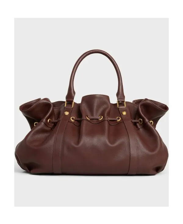 Celine Medium Abbey Bag In Calfskin