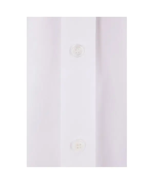 Alexander McQueen Oversized Pointed Collar Poplin Shirt