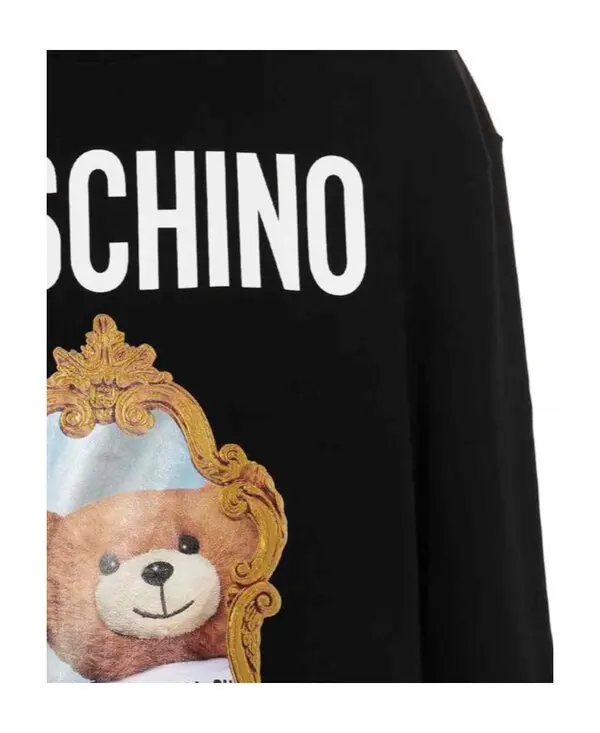 Moschino Teddy Bear Print Sweatshirt Dress
