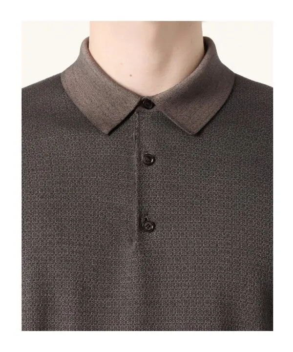 Loro Piana Long-sleeved Buttoned Polo Shirt - No