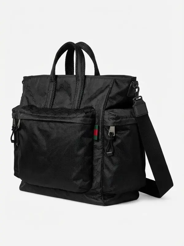 Gucci Large Gg Tote Bag - Black