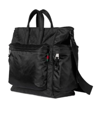 Gucci Large Gg Tote Bag With Web Detail