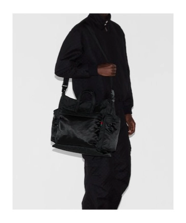 Gucci Large Gg Tote Bag With Web Detail