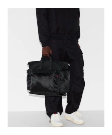 Gucci Large Gg Tote Bag With Web Detail