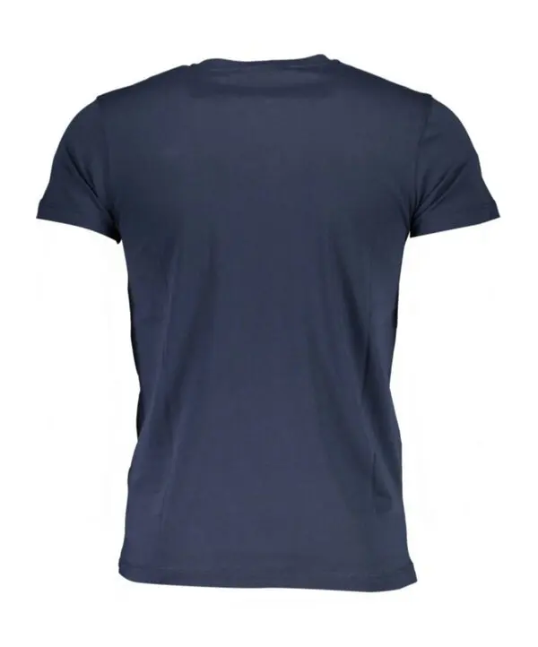 Roberto Cavalli Round-necked Logo T-shirt - Blue