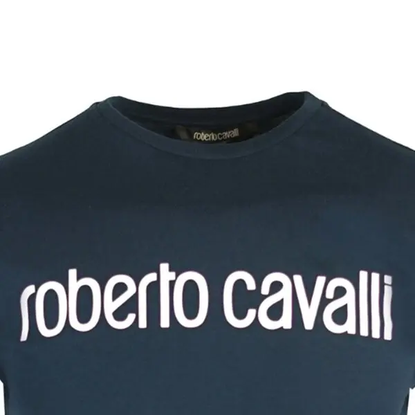 Roberto Cavalli Round-necked Logo T-shirt