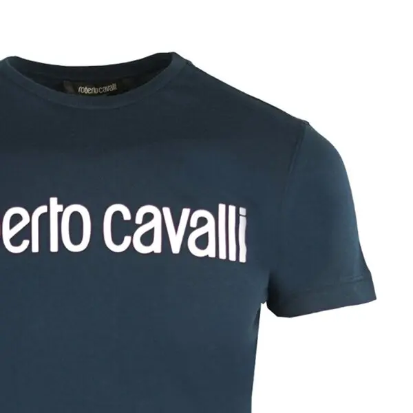 Roberto Cavalli Round-necked Logo T-shirt