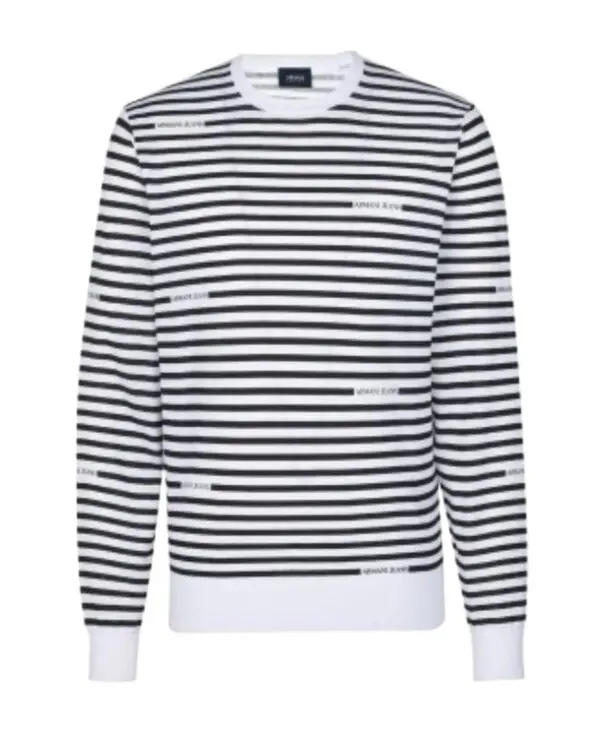 Emporio Armani Logo Pullover - White