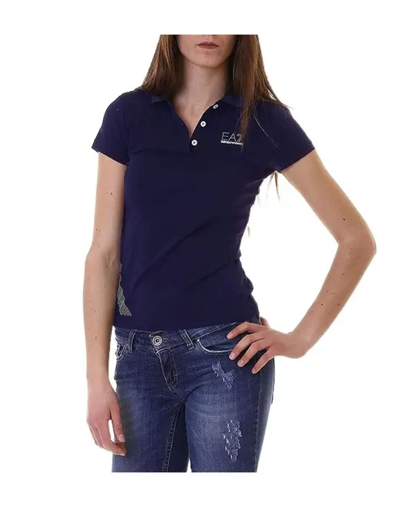 EA7 Logo Short-sleeve Polo Shirt