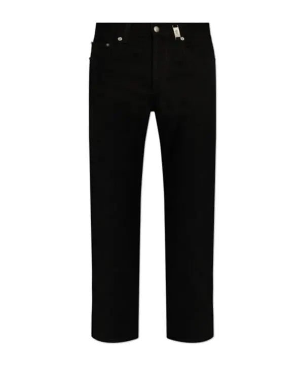 Alexander McQueen Skull Detailed Straight-leg Jeans - Black
