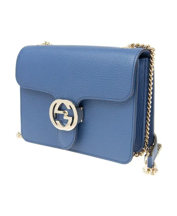 Gucci Chain Shoulder Bag - Blue