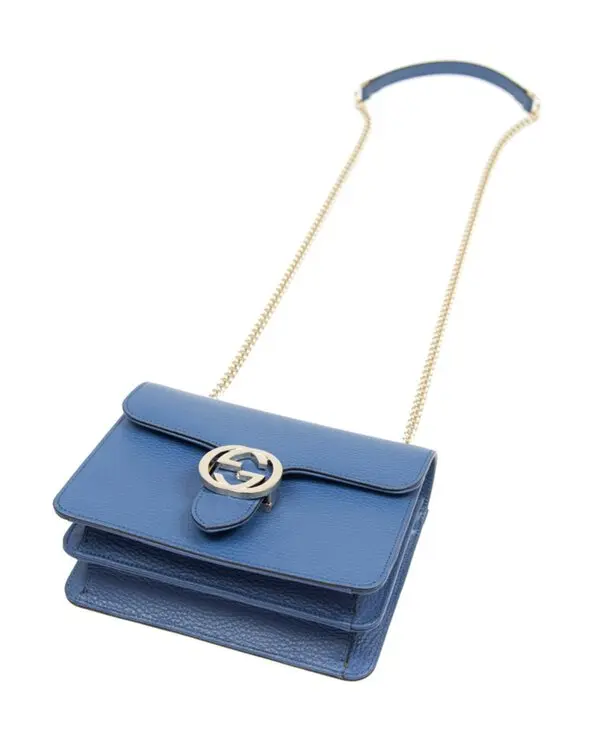 Gucci Chain Shoulder Bag - Blue