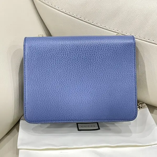 Gucci Chain Shoulder Bag - Blue