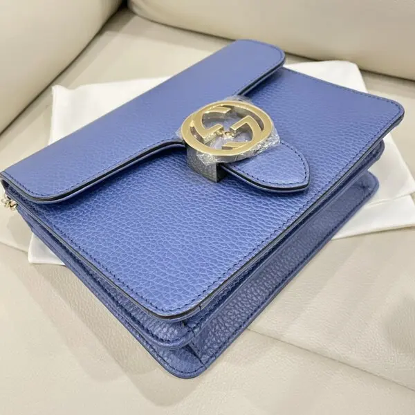 Gucci Chain Shoulder Bag - Blue