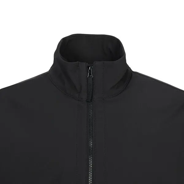 Stone Island High Neck Zip-up Jacket - Black
