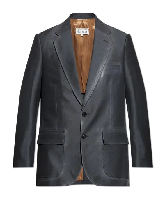 MAISON MARGIELA Single-breasted Jacket - Anthracite