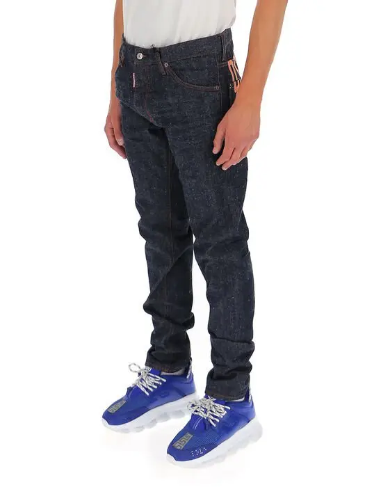 Dsquared2 Cool Guy Jeans With Rear Logo Print - Black
