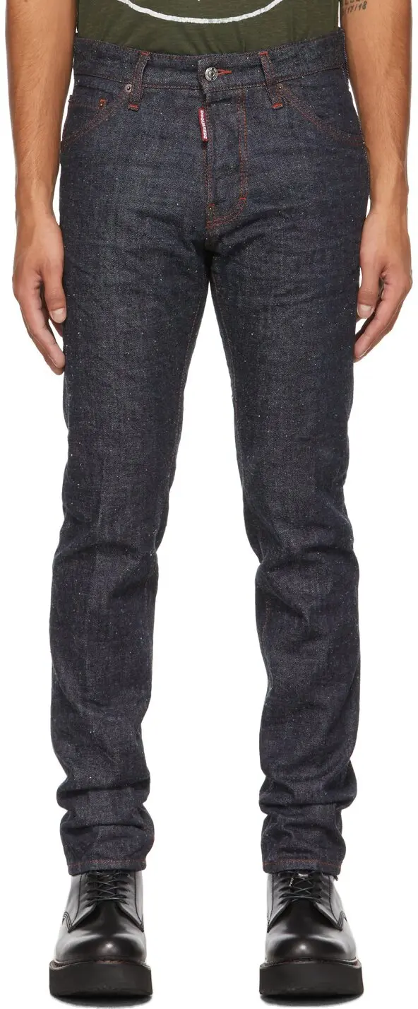 Dsquared2 Cool Guy Jeans With Rear Logo Print - Black