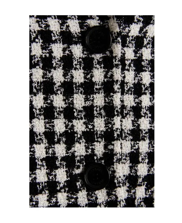 Versace Single-breasted Checked Wool Blazer