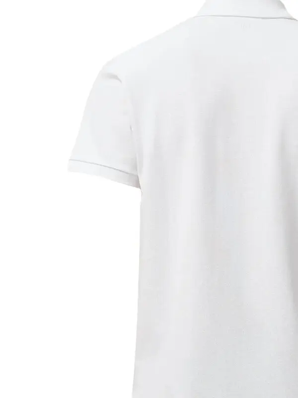 AMI Paris Logo Embroidered Short Sleeved Polo Shirt