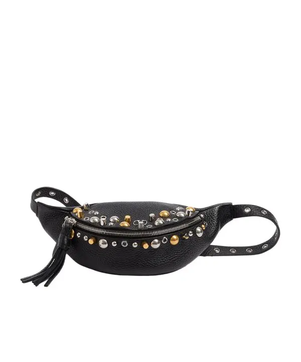 Valentino Garavani Embellished Belt Bag - Black