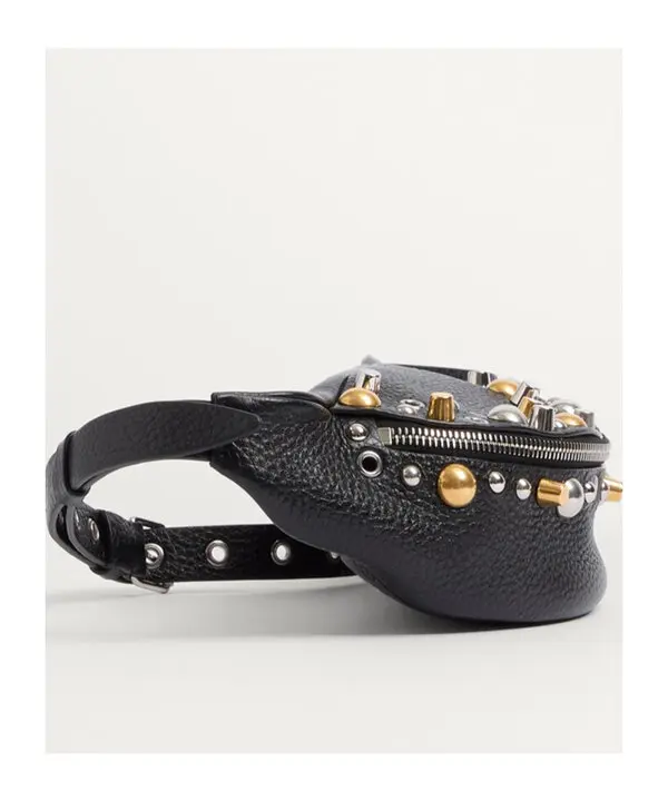 Valentino Garavani Embellished Belt Bag - Black
