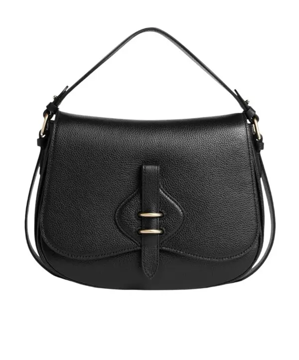 COCCINELLE Mavery Flap Shoulder Bag - Black