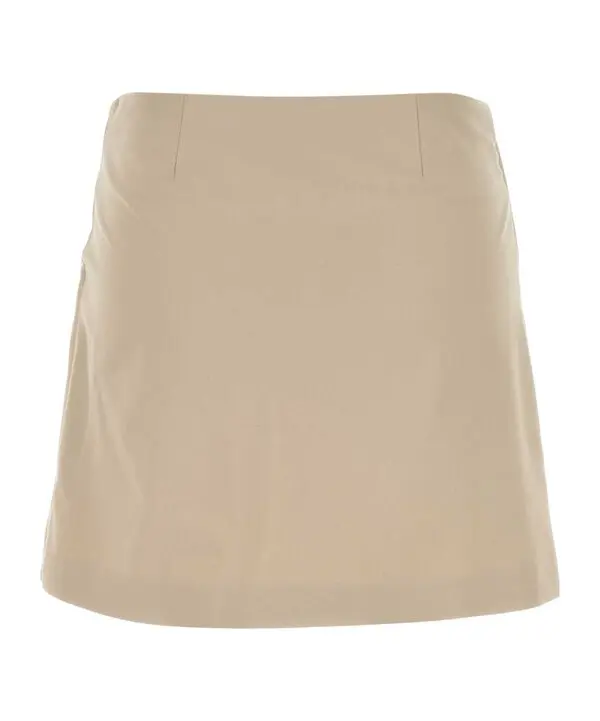 Loewe Drawstring Mini Skirt - Nude