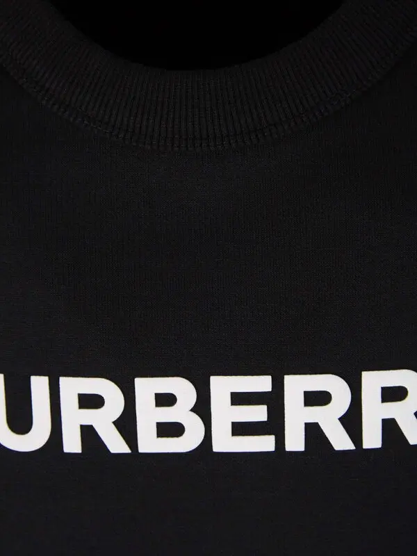 Burberry Logo Printed Crewneck Sweatshirt