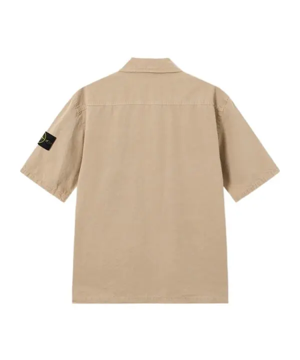 Stone Island Short Sleeve Logo Patch Shirt