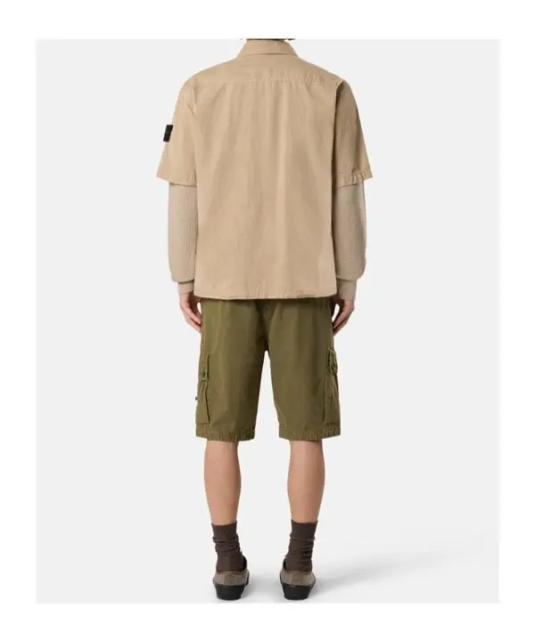 Stone Island Short Sleeve Logo Patch Shirt